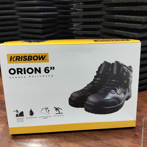 Jual Sepatu safety Krisbow ORION 6 inch/Safety shoes ORION 6 inch - 44 - Kota Depok - LonnieJaya ...