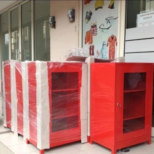 Jual BOX APD SAFETY CABINET PLAT BESI 1 PINTU UKURAN (T 100 X P 60 X L ...