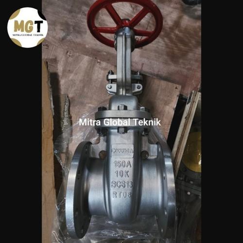 Jual Gate Valve Stainless 304 JIS 10K 6" Inch / Gate Valve SS304 DN150 ...