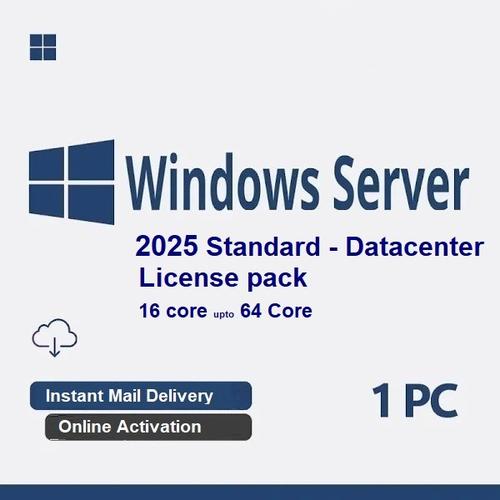 Jual Win Server 2025 Standard/Datacenter 16 Core Key Origil - Kota ...