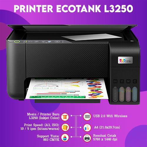 Promo Printer Epson InkTank L3210 Print Scan Copy All-In-One Ink Tank L ...