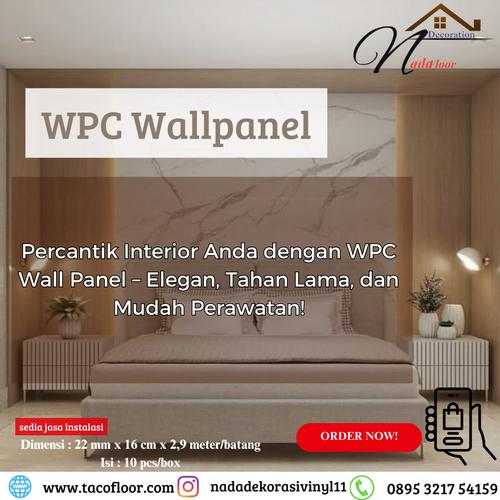 Jual kisi kisi Wpc wallpanel - wpc Wood Panel motif kayu panjang 2,9 ...