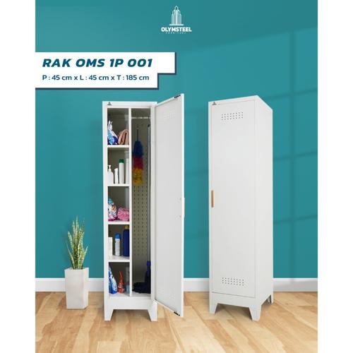 Promo OLYMSTEEL OMS 1 Pintu & OMS 2 Pintu Lemari Besi Rak Serbaguna ...