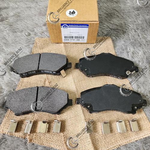 Jual KAMPAS REM BRAKE PAD DEPAN JEEP WRANGLER JK RUBICON, SAHARA, CRD ...