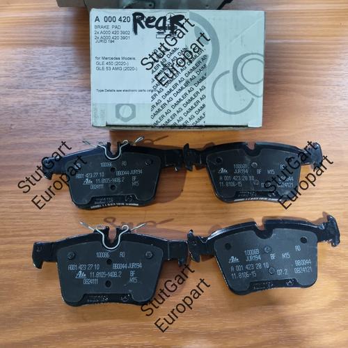 Jual KAMPAS REM BELAKANG BRAKE PAD MERCEDES W205 C180 C200 C250 ...