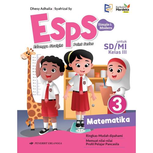 Jual Esps Matematika Kelas 3 SD Revisi Kurikulum Merdeka - Jakarta Timur - accesoriesgis | Tokopedia