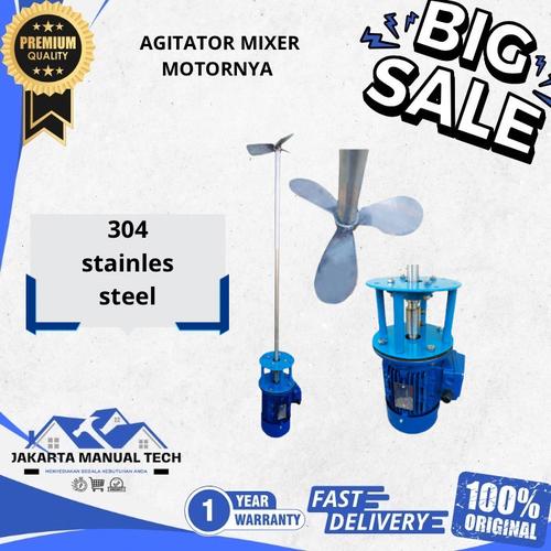 Jual AGITATOR MIXER MOTOR YUEMA 0,37KW 0,5HP 4POLE 1PHASE 100RPM GEAR ...