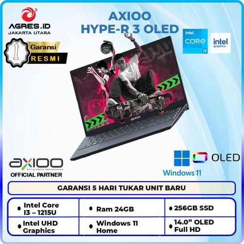 Promo AXIOO HYPE-R 3 OLED Intel I3 1215U Ram 24GB 256GB Windows 11 14.0 ...