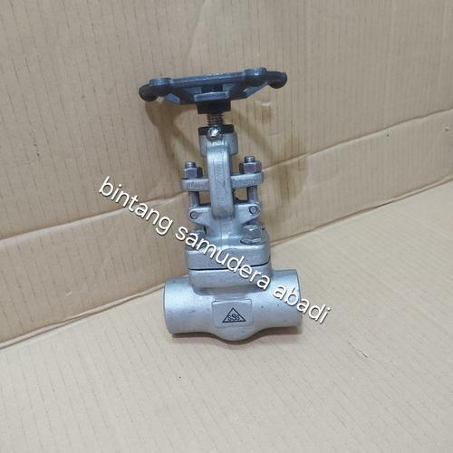 Jual globe valve stainless shoritsu drat 1/2" inch dn15 class 800 globe ...