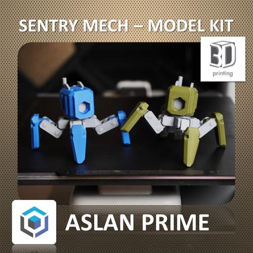 Jual SENTRY MECH MECHA MODEL KIT POSEABLE JOINTED ACTION FIGURE 3D ...
