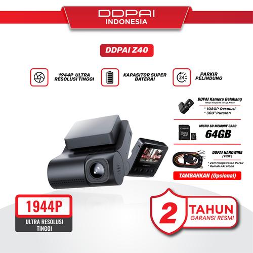 Promo DDPAI Z40 Dual 1944P Front and Rear Dash Cam IPS Monitor - Z40 ...