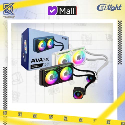 Promo ENLIGHT AVA 240 ARGB - Liquid CPU Cooler 240mm - Putih Cicil 0% ...
