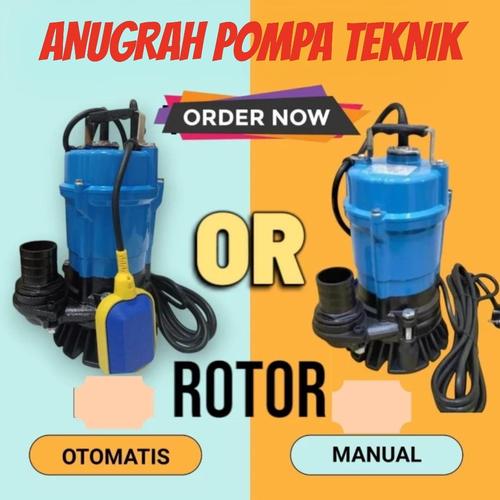 Jual Pompa Celup Air Kotor Lumpur Submersible 2Inch Merk ROTOR HS 2.4S ...