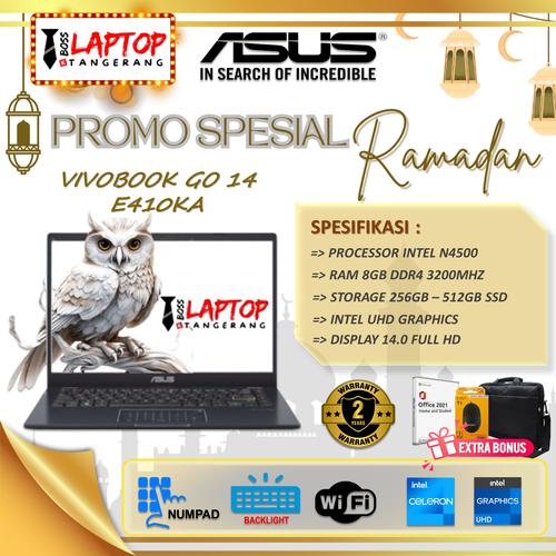 Jual Asus Vivobook Go 14 E410KA Intel N4500 Ram 8GB 512GB Ssd 14 Inch ...