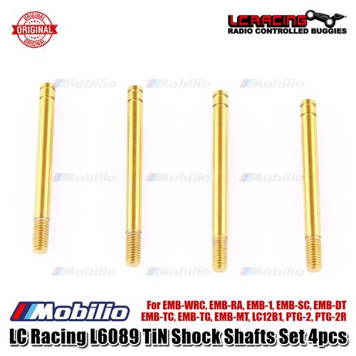 Jual Spare Part Ori LC Racing L6089 TiN Shock Shafts Set 4pcs for EMB ...