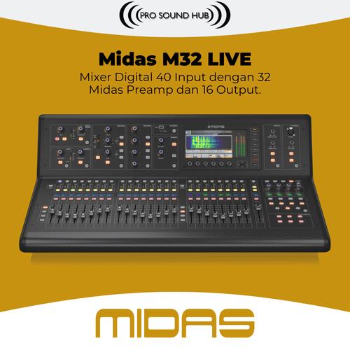 Jual Midas M32 LIVE M32LIVE Mixer Digital 40 Channel 32 Preamp 25 Aux Bus - Kota Bekasi - Pro ...