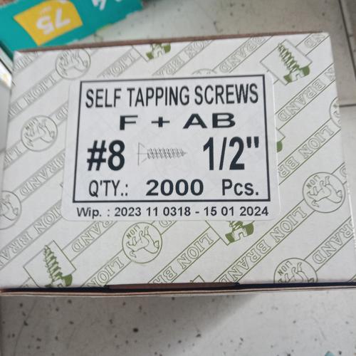 Jual Tapping Screw fab (+) #8x1/2, m4x12, 1 dus isi 2000 - Kab ...