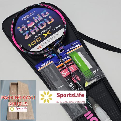Jual RAKET BADMINTON VICTOR AURASPEED 100X ULTRA WT24 Q HANG ZHOU ...