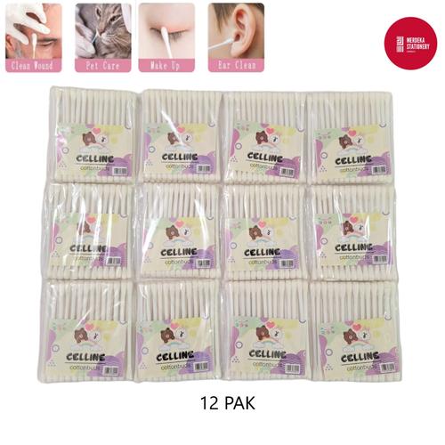 Jual (12 PAK)Cotton Buds/CottonBuds/Ear Pick/Earpick/Korek/Pembersih ...