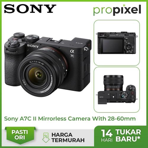 Promo Sony A7C II Kit 28-60mm Kamera Mirrorless A7CII Camera A7C Resmi ...