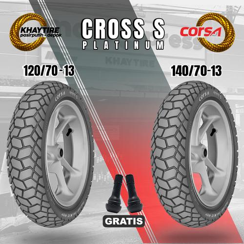 Jual Paket Ban Motor YAMAHA NMAX CORSA CROSS S PLATINUM 120/70 - 140/70 ...