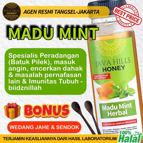 Promo Madu mint java hills honey ukuran 320 gram / madu herbal ...