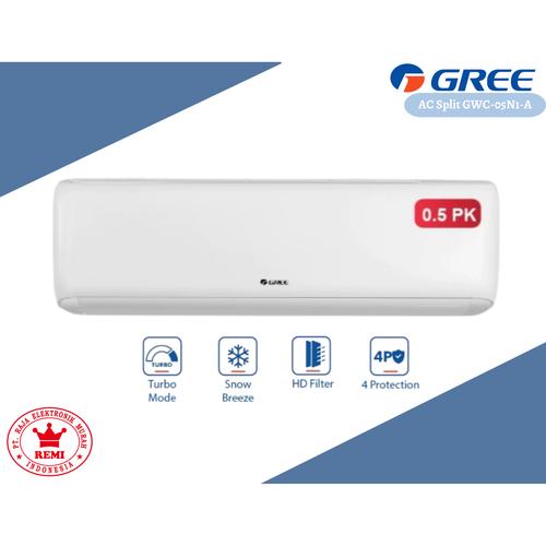 Jual AC Split Gree Deluxe Standard GWC-05N1-A Pendingin Ruangan 1/2 PK - Kab. Tangerang - REMI ...