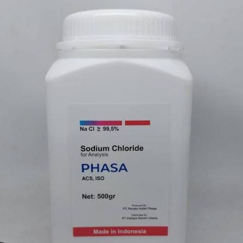 Jual Sodium Chloride AR / Sodium chloride for analysis 500G PHASA ...