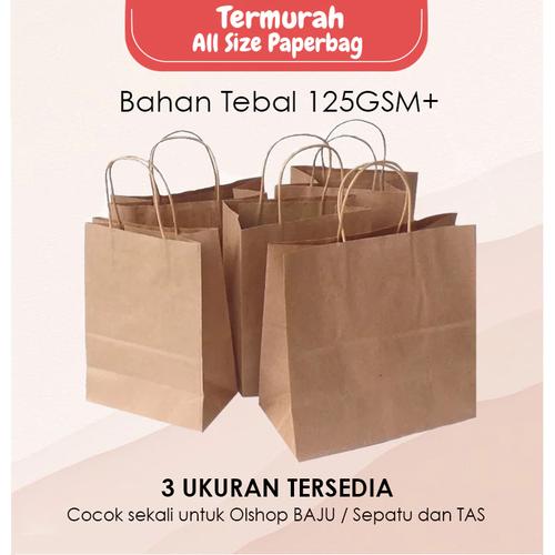 Jual (TALI KERTAS) Paper Bag Kado All Size, Paperbag Kado Packing ...