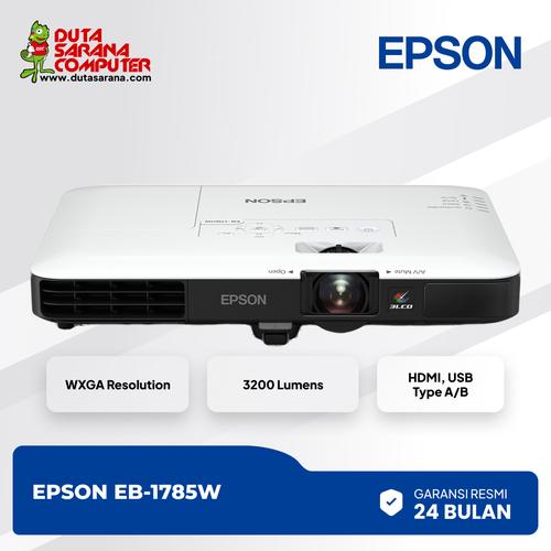 Promo PROYEKTOR EPSON EB-1785W 3200LUMENS WXGA HDMI SLIM PROJECTOR ...