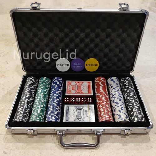 Jual Poker Chip Set ABS Coin + Alumunium Suitcase Texas Holdem Koin ...