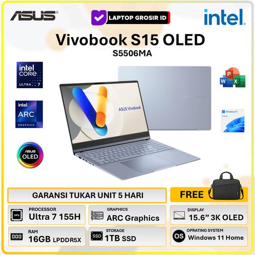 Promo ASUS Vivobook S15 OLED S5506MA Ultra 7 155H 16GB 1TB Intel Arc 15 ...