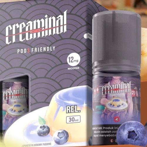 Jual liquid Creaminal Blueberry Pudding 30ml Pod Friendly Saltnic ...