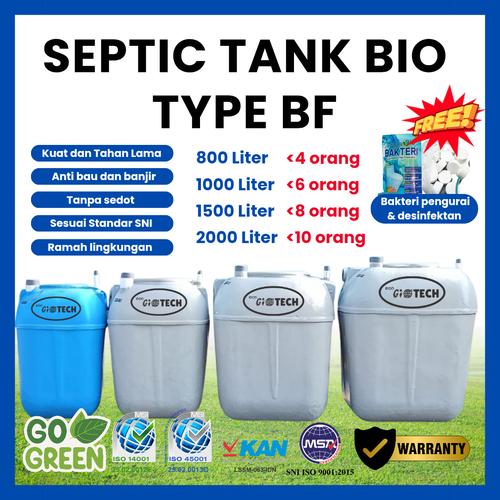 Jual Septic Tank Bio Tipe BF Bahan Fiberglass Volume Tangki 800 Liter ...