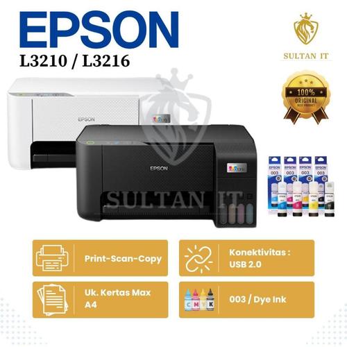 Jual Epson L3210 / L3216 All in One Ink Tank Printer (Print,Scan,Copy ...