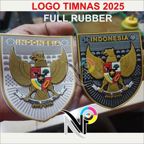 Jual Logo Patch Rubber Emblem Timnas 3D Timbul Bahan Karet Rubber ...