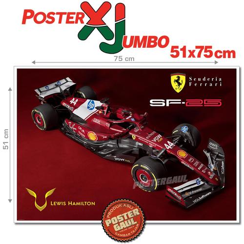 Jual Poster XJumbo SCUDERIA FERRARI F1 TEAM #XJFJP289 - ukuran 51 x 75 ...