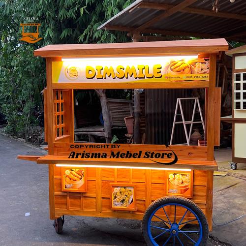 Jual Gerobak Dimsum Roda 3, Gerobak Dimsum Kekinian, Gerobak Jualan ...