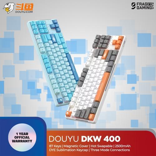 Jual Keyboard Gaming DouYu DKW400 TKL Hotswappable Mechanical Keyboard RGB 3-Mode - BLUE, RED ...