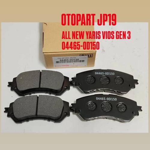 Jual BRAKE PAD ALL NEW YARIS VIOS GEN 3 KAMPAS REM DEPAN ALL NEW YARIS ...