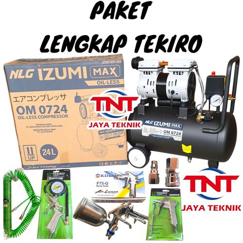 Jual NLG IZUMI MAX OM 0724 KOMPRESOR ANGIN OILLESS 0.75HP IZUMI MAX OM0724 / COMPRESSOR IZUMI ...