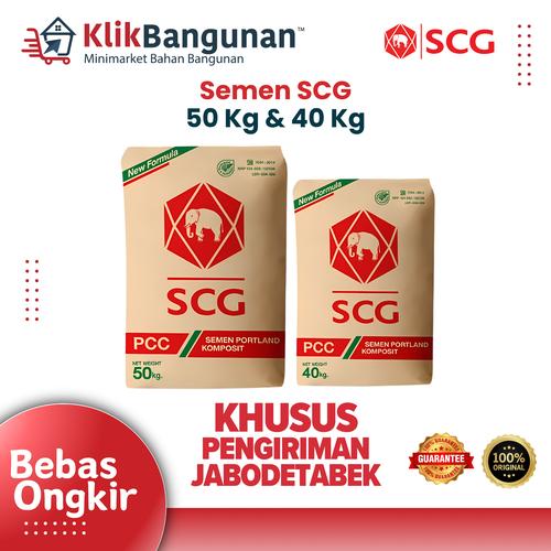 Promo SEMEN SCG 1 SAK 40KG 50KG / SEMEN PCC / SEMEN BANGUNAN / SEMEN SERBAGUNA - 50KG VIA TOKPED ...