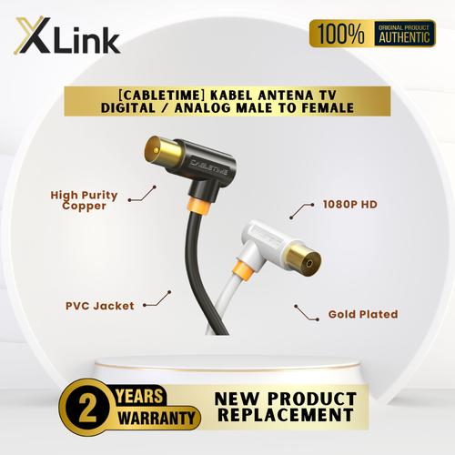 Promo Kabel Antena TV Digital Analog Coaxial Cable Antena For HDTV ...
