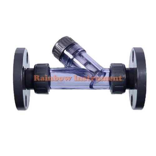 Jual Strainer Y PVC Flange 3/4" Inch JIS 10K / Y Strainer Transparan ...