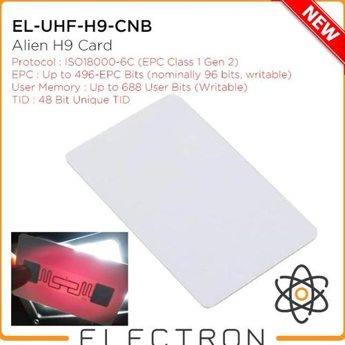 Jual jR_ EL-UHF-H9-CNB RFID Card Long Range Alien H9 Kartu Higgs-9 EPC ...