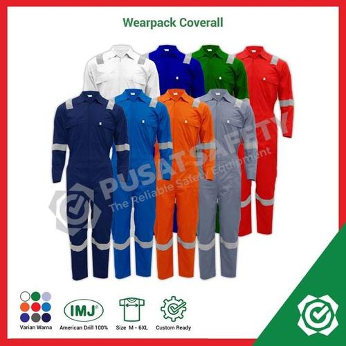 Jual top pack Safety / Baju Kerja / Seragam Safety / Coverall Proyek ...
