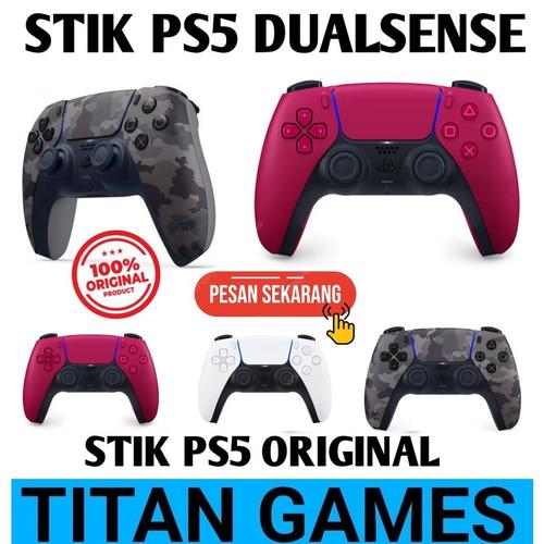 Jual Stik PS5 Dualsense Controller Wireless Stik PS5 Original - GREY ...