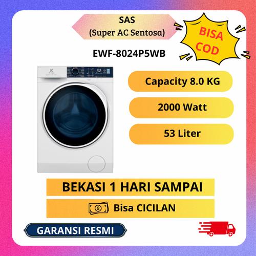 Jual Electrolux mesin cuci 1 tabung 8kg front loading UltimateCare 500 ...