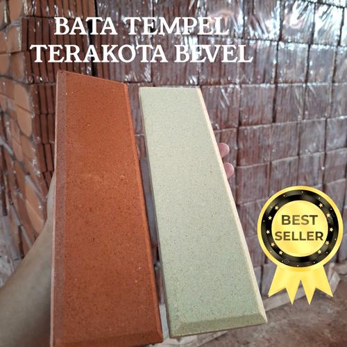 Jual bata tempel | Bata tempel terakota bevel | bata tempel dinding - Merah - Kota Tangerang ...