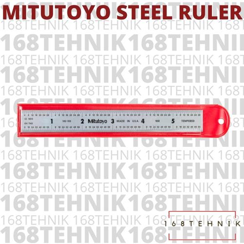 Jual MITUTOYO 182-111 / MITUTOYO STEEL RULER / MITUTOYO PENGGARIS BESI ...